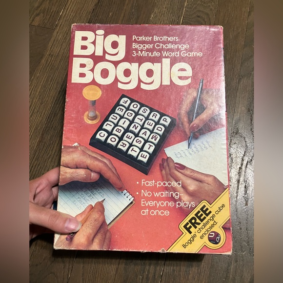 Parker Brothers | Games | Vintage Big Boggle Word Game | Poshmark